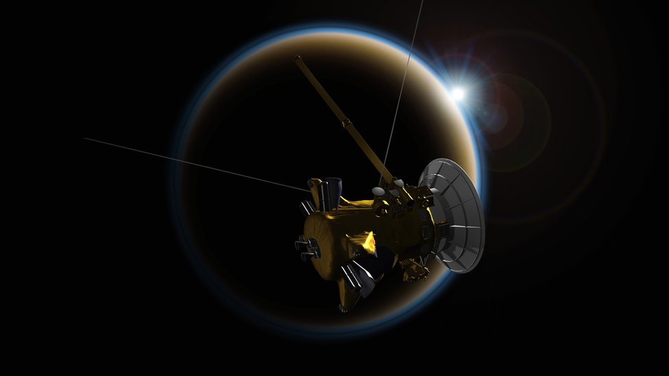 Cassini Probe Saturn Plunge