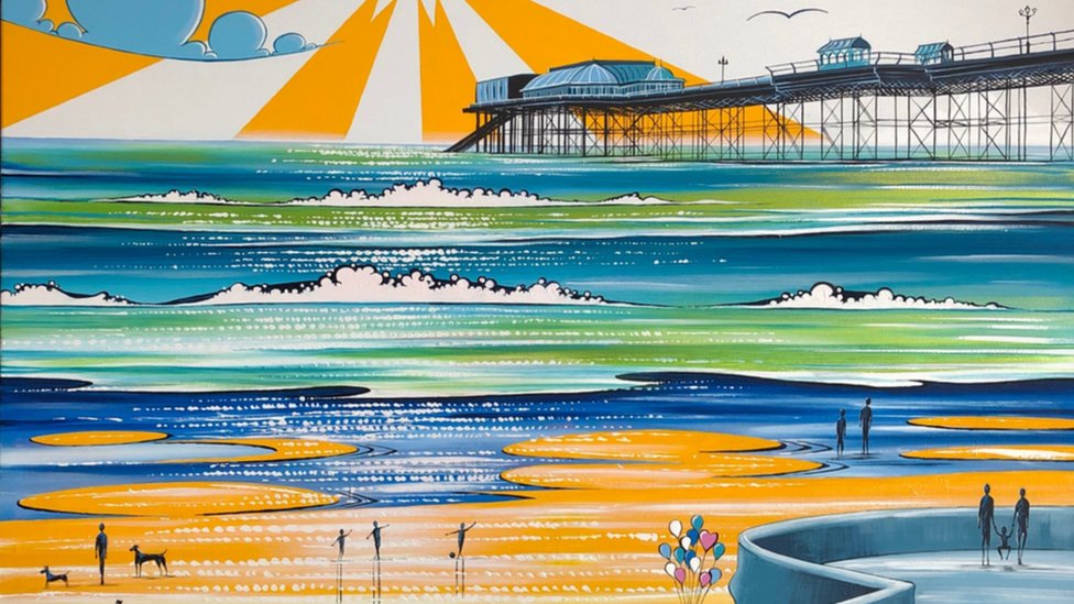 Artist Samuel Thomas on slowing down thanks to lockdown - BBC News