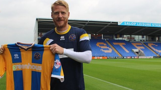 Zak Whitbread: New Shrewsbury signing sold on manager's passion - BBC Sport