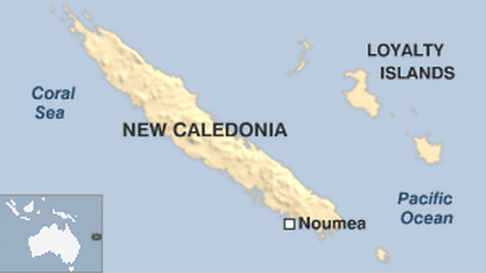 New Caledonia Map Location