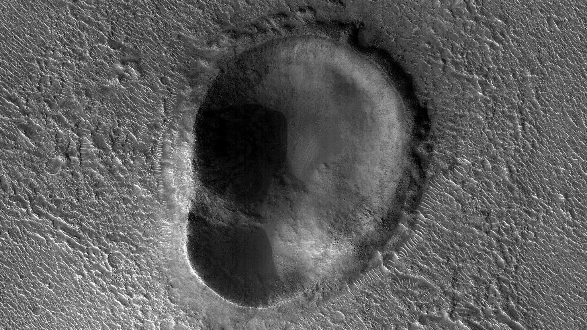 Smiley Face On Mars