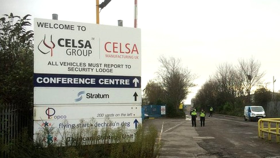 Celsa steelworks explosion: Two dead and five injured in Cardiff - BBC News