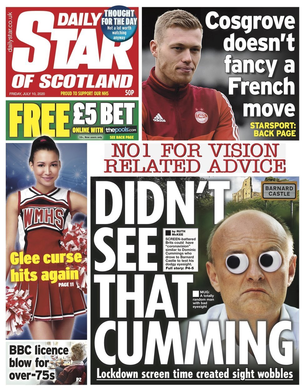 Scotland's papers: Lockdown 'milestone' and Beattie tributes - BBC News