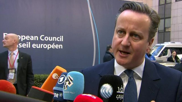 EU summit: Cameron continues to 'battle for Britain' - BBC News