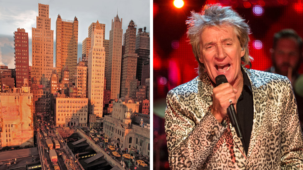 Rod Stewart Model Railroad Sleb Safari: Rod Stewart's Model Railway Is