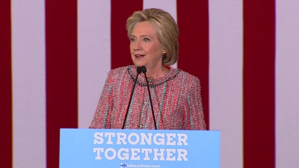 Hillary Clinton: Having a few days at home 'a gift' - BBC News