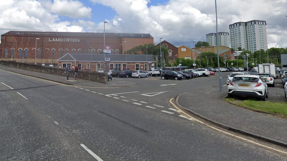 Coatbridge station closed after youth found unconscious - BBC News