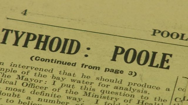 Dorset typhoid outbreak remembered 80 years on - BBC News