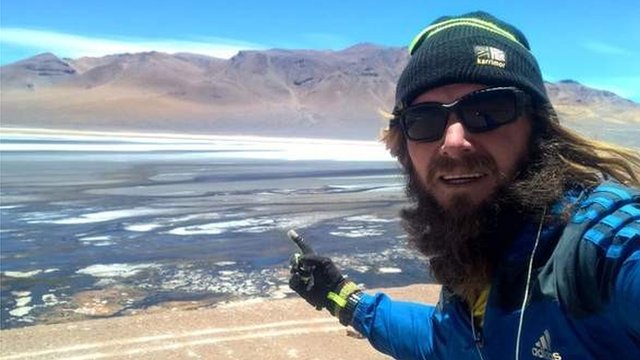 Jamie Ramsay arrives home after 11,000-mile challenge - BBC Newsround