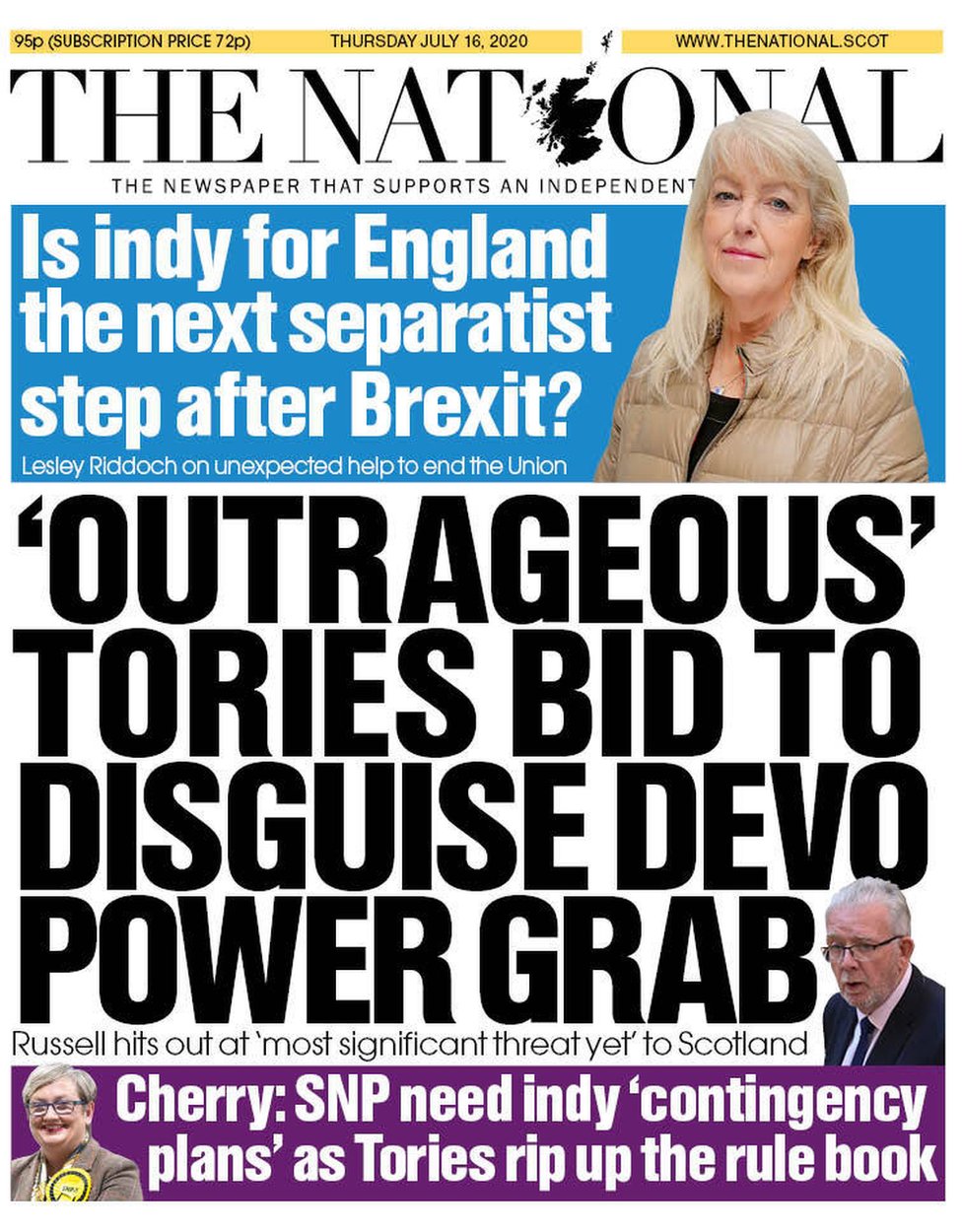 Scotland's papers: 'Biggest day for Scotland' as lockdown eased - BBC News