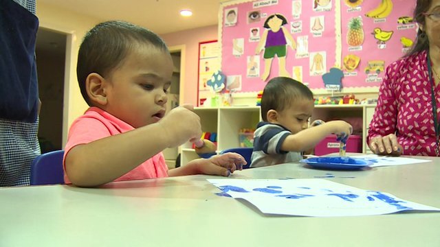 India’s creche empire that’s far from child’s play - BBC News