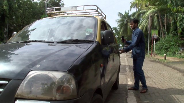 India's traditional taxis battle the ride-hailing apps - BBC News