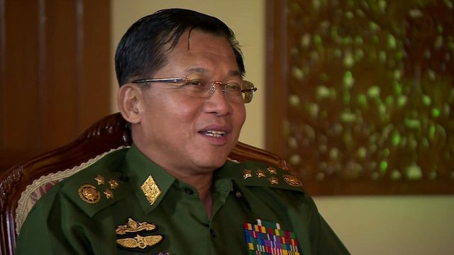 Myanmar's army chief 'expects a fair election' - BBC News