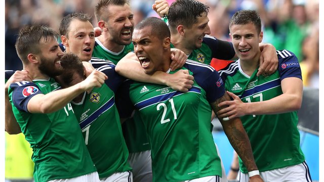 Euro 2016: Gareth McAuley's Northern Ireland goal from all angles - BBC ...