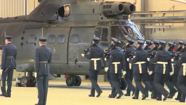 RAF 33 Squadron marks 100 years with RAF Benson parade - BBC News