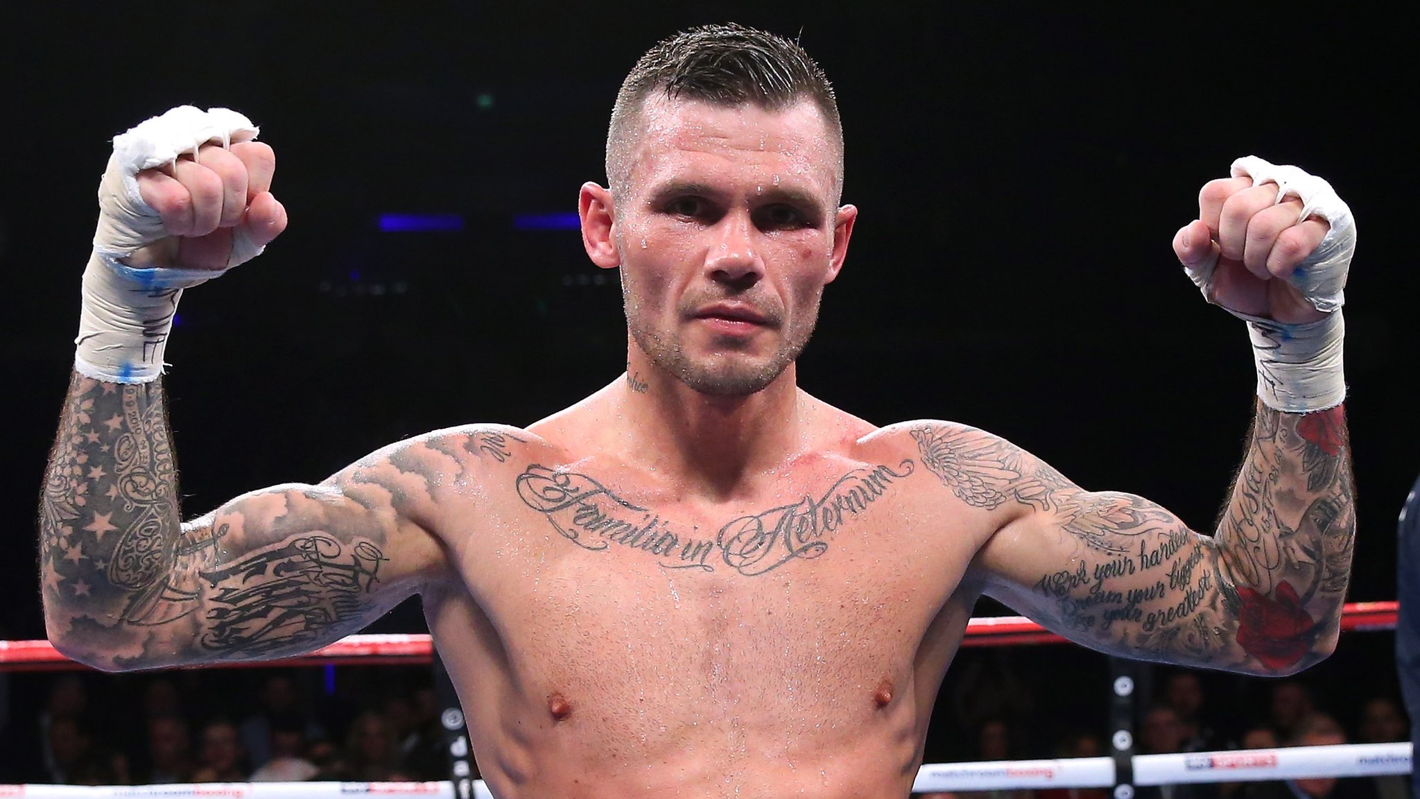Martin Murray Tattoos Saunders Vs Murray Matchroom Boxing