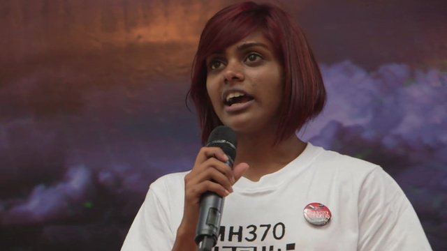MH370: 'I don't want the search for my mother to end' - BBC News