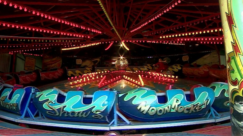 Historic fairground ride the 'Moon Rocket' could be lost - BBC News