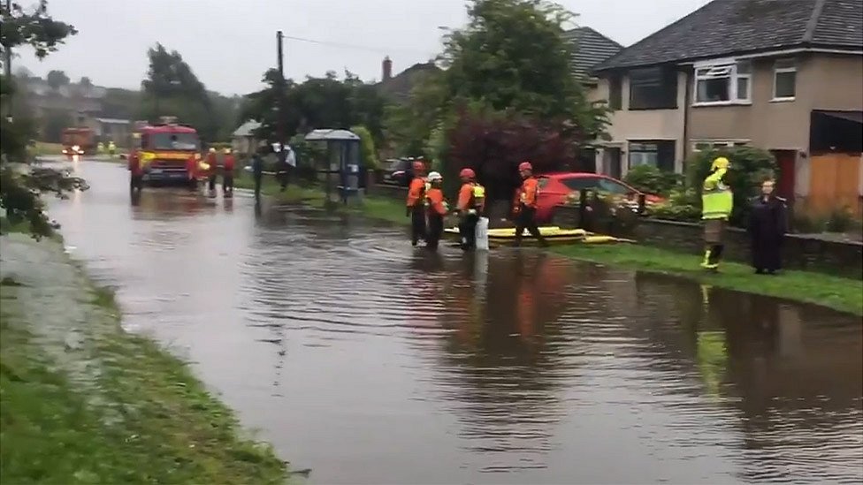 Lancaster Homes Evacuated Due To Flooding Bbc News