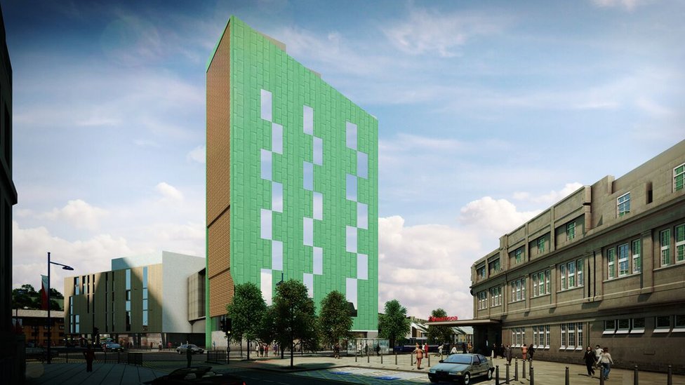 £50m plan for shops and student flats in Swansea - BBC News