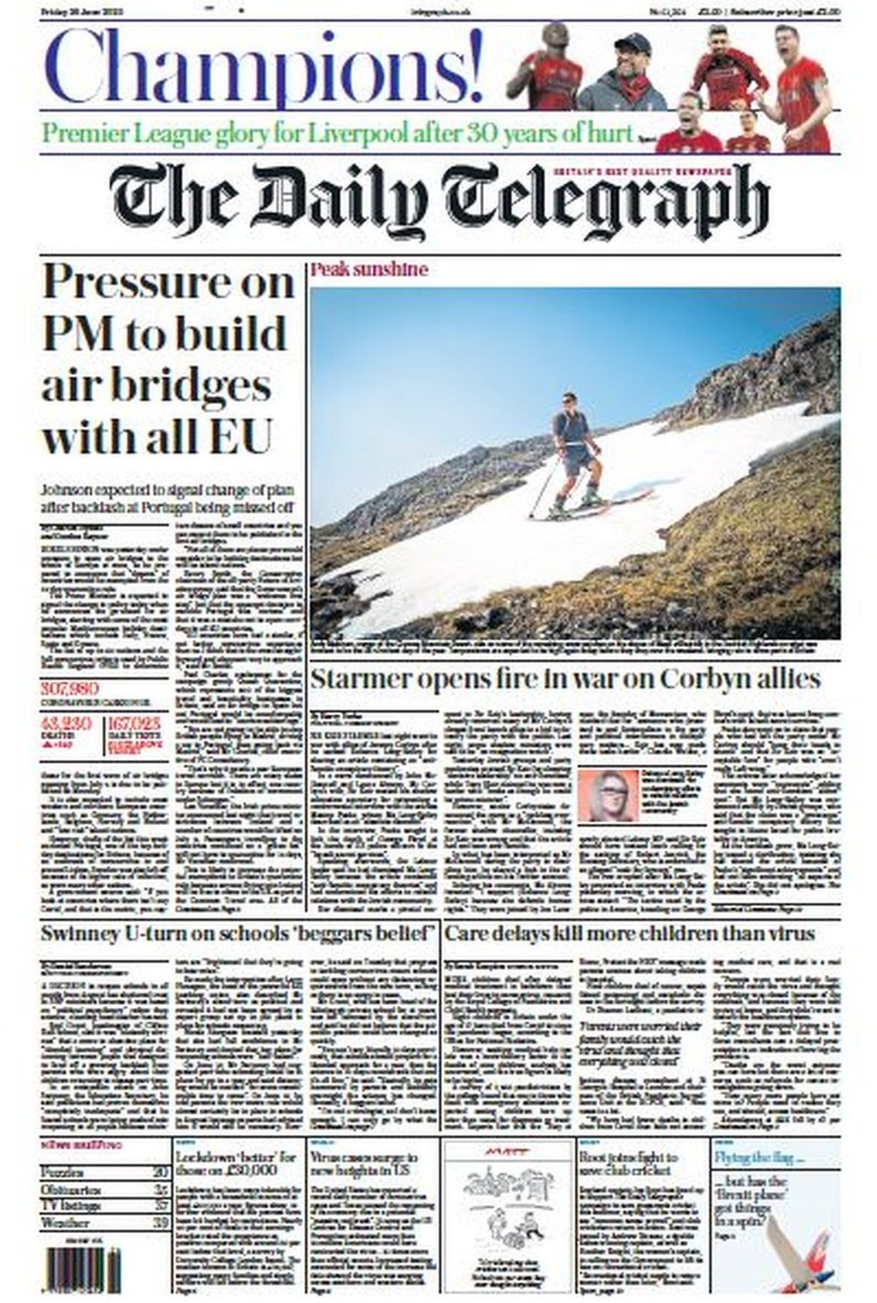 Scotland's papers: 'Covidiots' and surgery backlog warning - BBC News