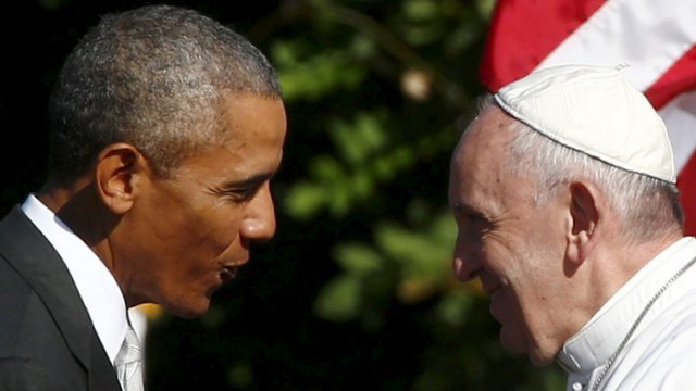 The president and the Pope - BBC News