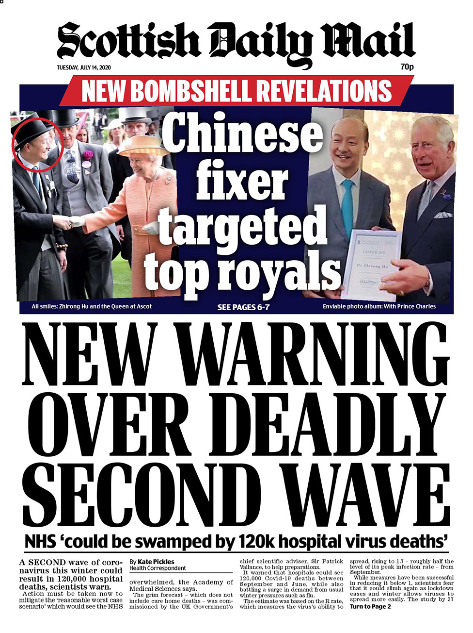 Scotland's papers: Care sector visa anger and second wave warning - BBC ...