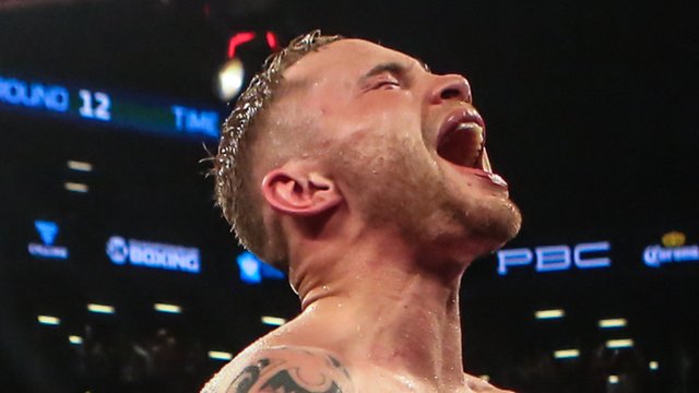 Carl Frampton parties with fans in Manhattan after winning world title ...