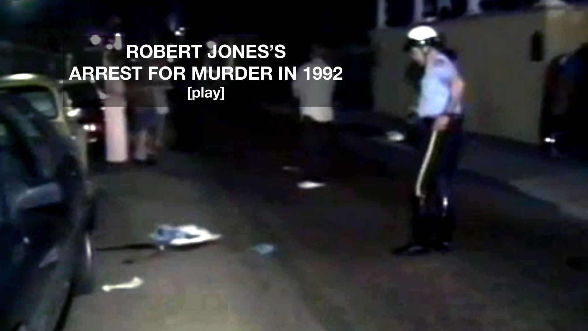 The case of Robert Jones - archive footage from 1992 - BBC News