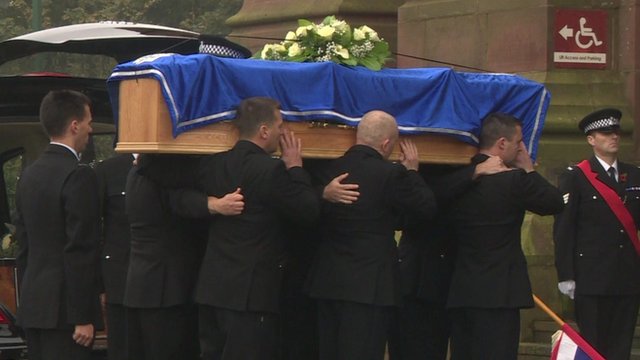 PC Dave Phillips funeral: Cathedral service attended by thousands - BBC ...
