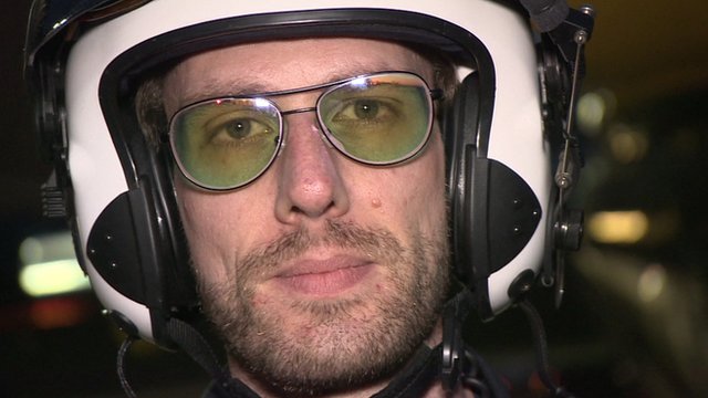 How police pilots are tackling the danger caused by lasers - BBC News