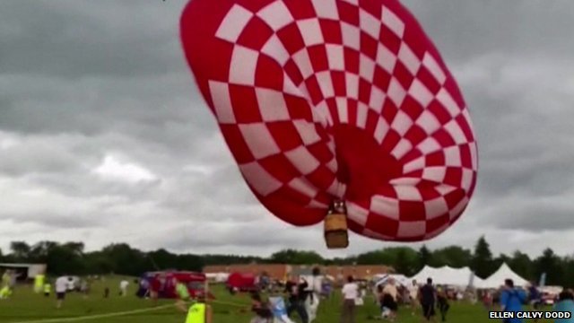 World's first hybrid hot air balloon takes flight - BBC Newsround