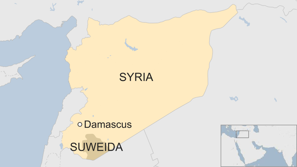 Syria war: IS 'seized women and children' in Suweida attack - BBC News