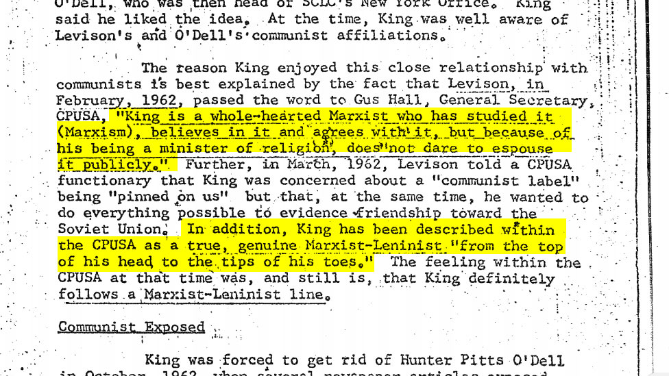 Explosive Martin Luther King Document Amid Jfk Files Bbc News