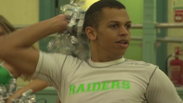 Terrell Lawrence: British basketball's first male cheerleader - BBC Sport