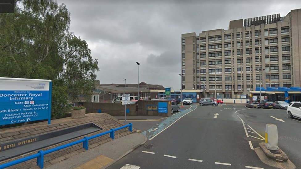 Doncaster hospital Covid admissions 'double in a week' - BBC News