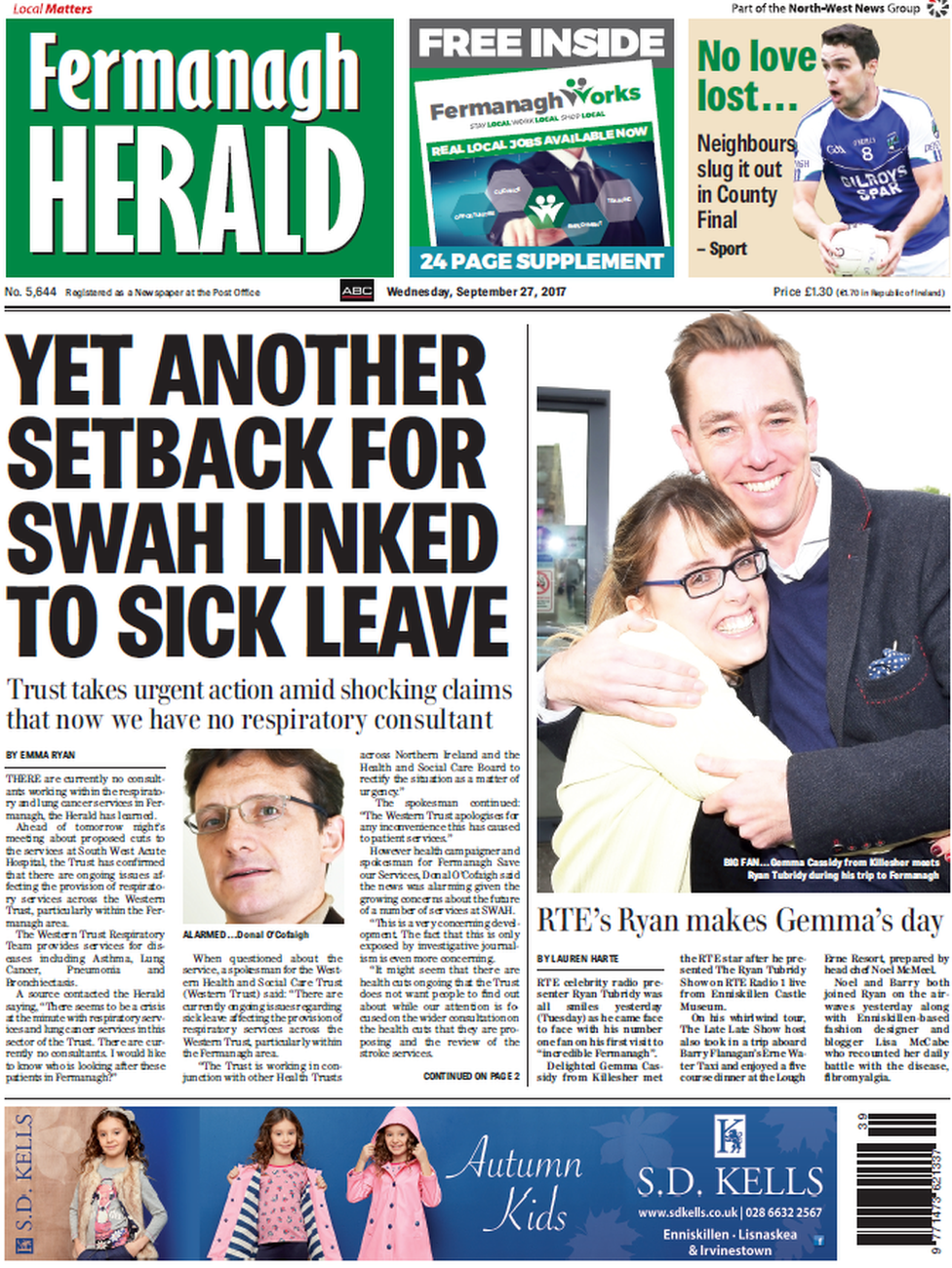 NI weekly papers: Rowdy priests and clever birds - BBC News