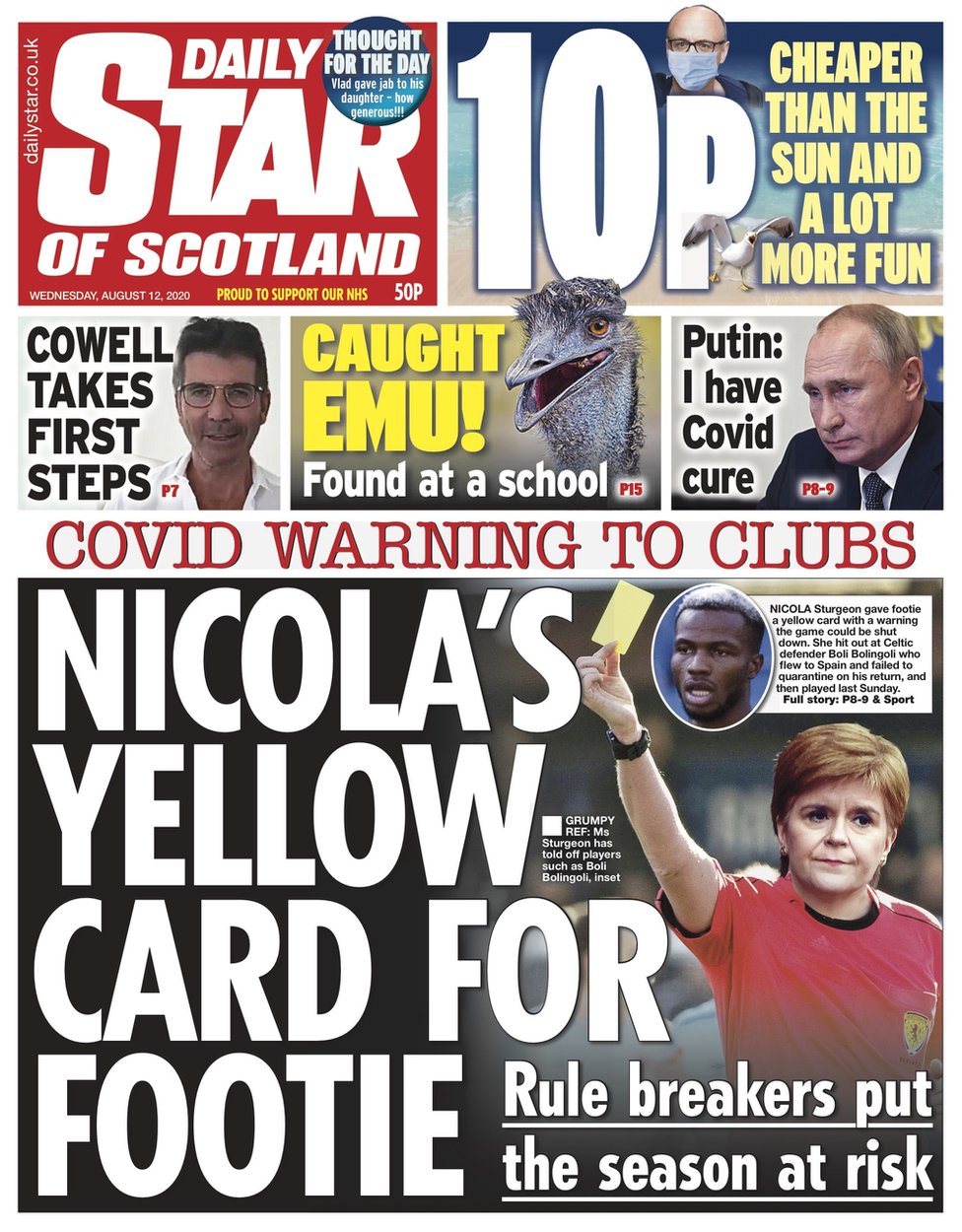 Scotland's papers: 'Humiliated' Swinney clings on and Celtic 'covidiot ...