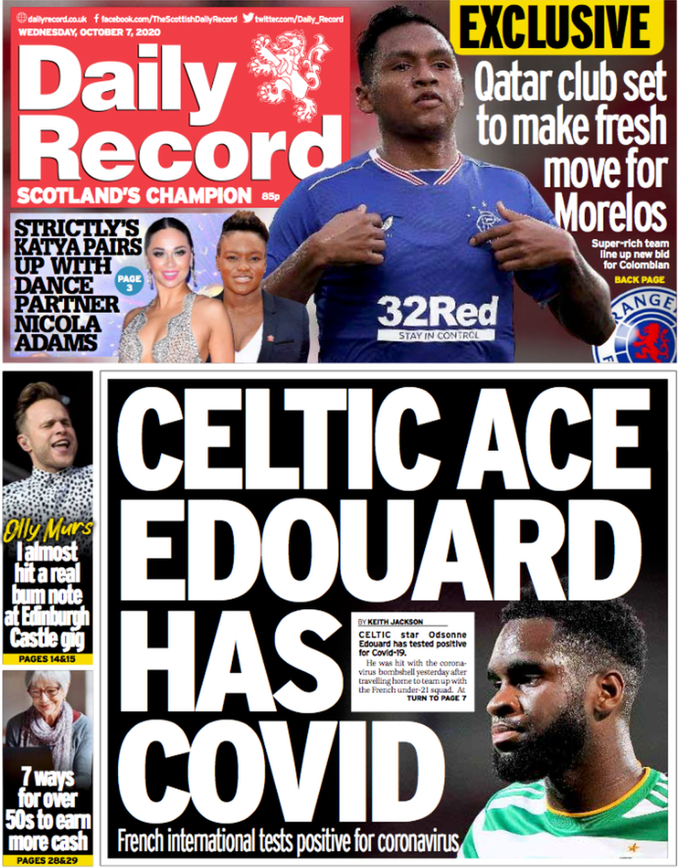 Scotland's papers: Central belt 'tightened' and Celtic star has Covid ...