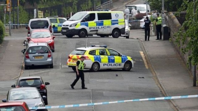 Police press conference in Greenock - BBC News