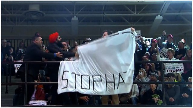 The Sikh man who stood up to Trump - BBC News