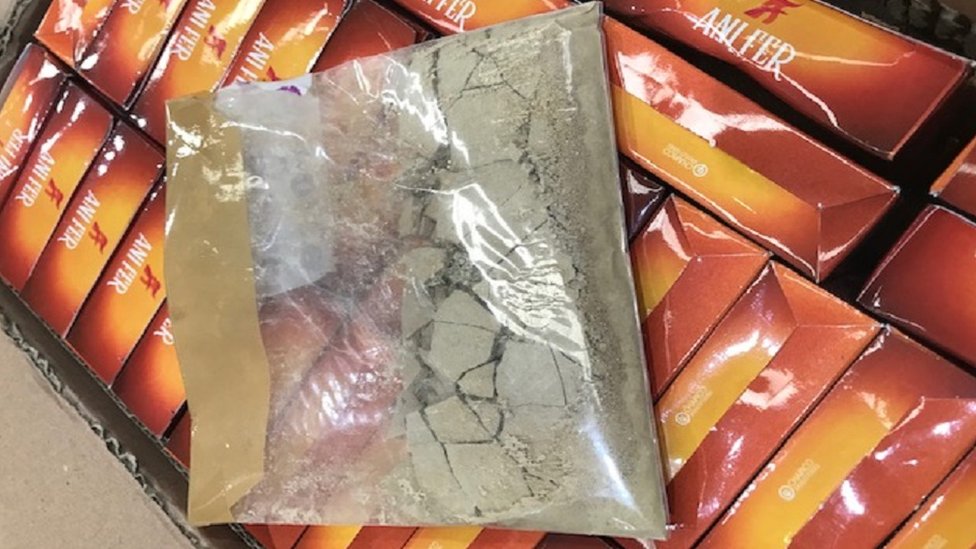 Heroin found inside boxes of fruit and nuts at Heathrow Airport - BBC News