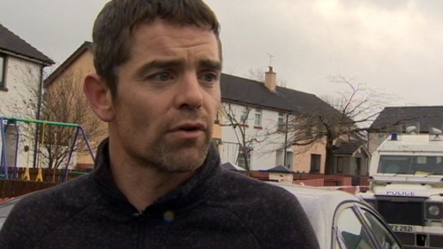 Dungiven family may move home after pipe bomb left on doorstep - BBC News