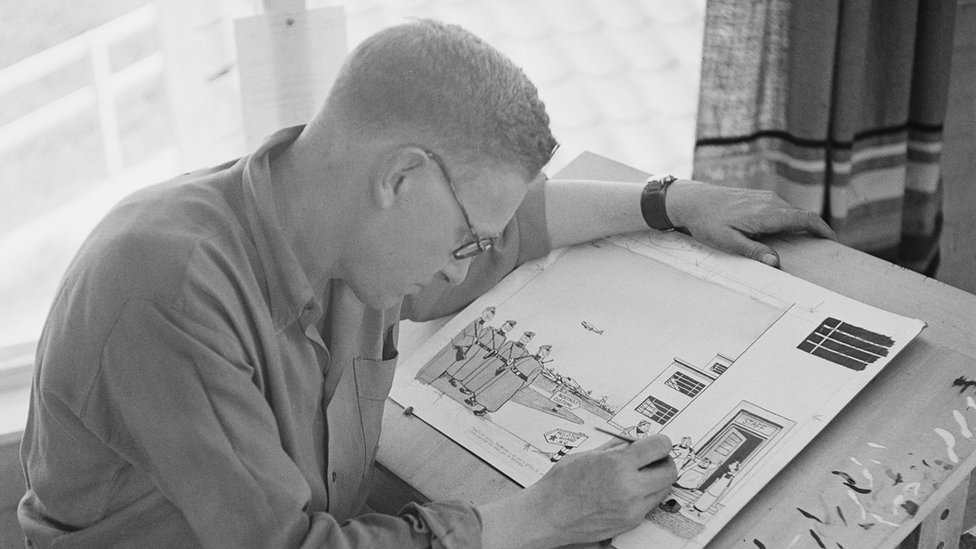 Carl Giles characters in 'first' musical in Ipswich - BBC News