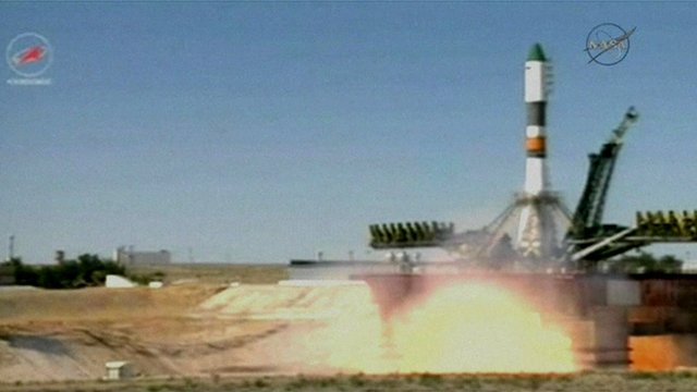Russia launches supply rocket to International Space Station - BBC News