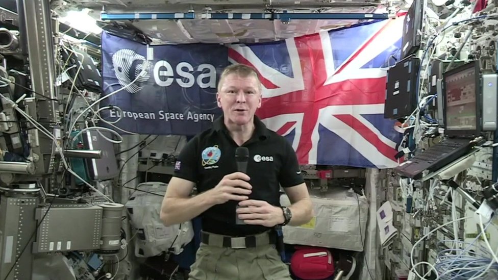 Tim Peake's message from space ahead of return to Earth - BBC News