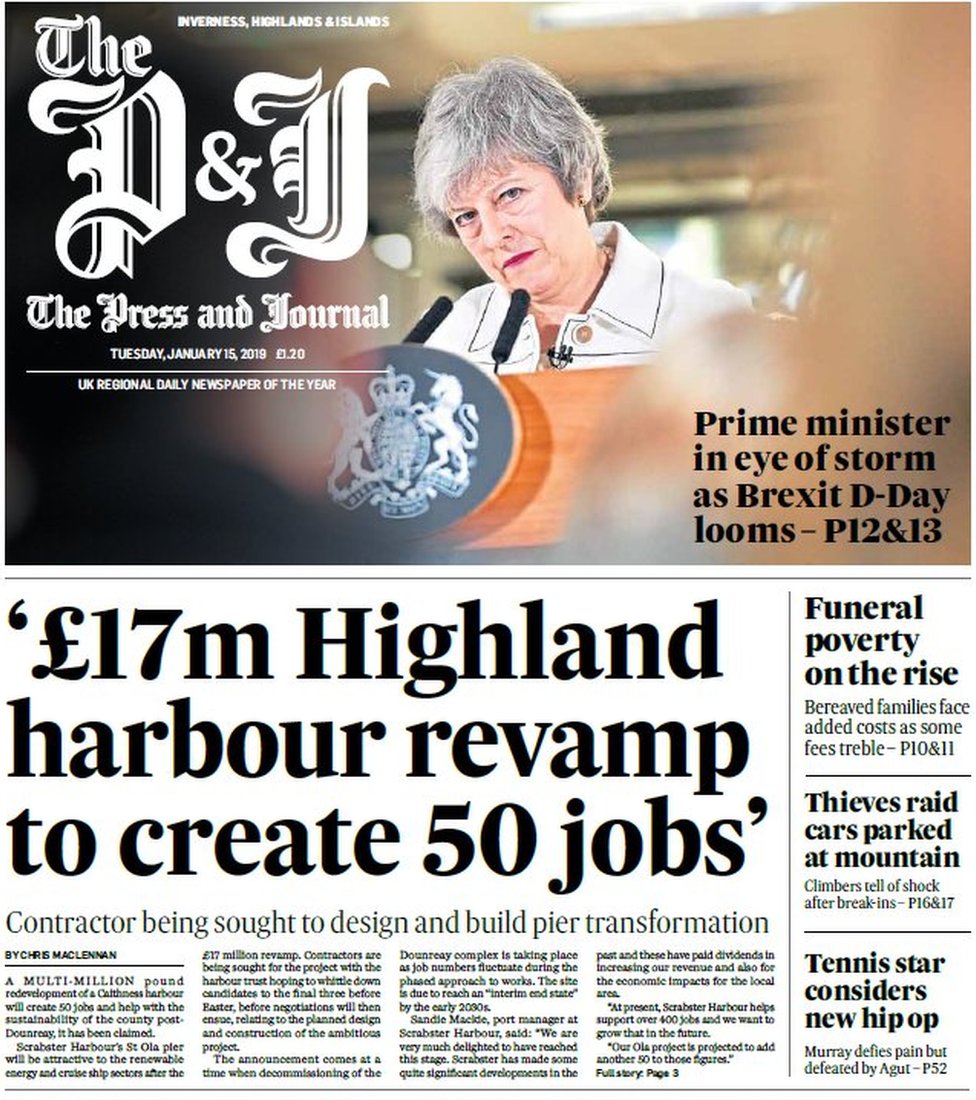 Scotland's front pages: Brexit vote and first ministers' spat - BBC News