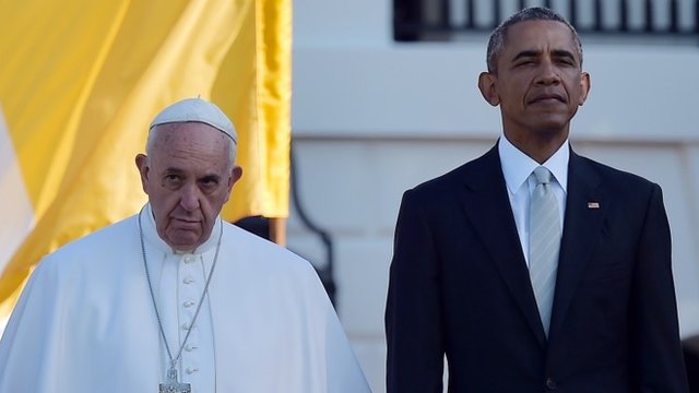 Pope meets Obama at White House - BBC News