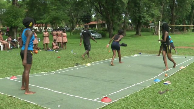 Uganda revives its version of dodge ball - BBC News