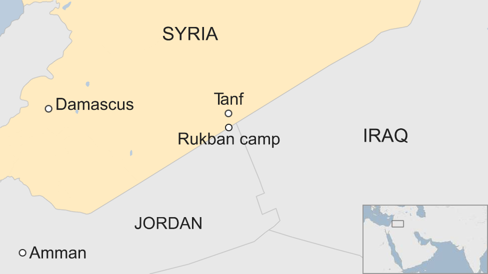 Syria war: Aid fails to reach civilians in desert camp - BBC News